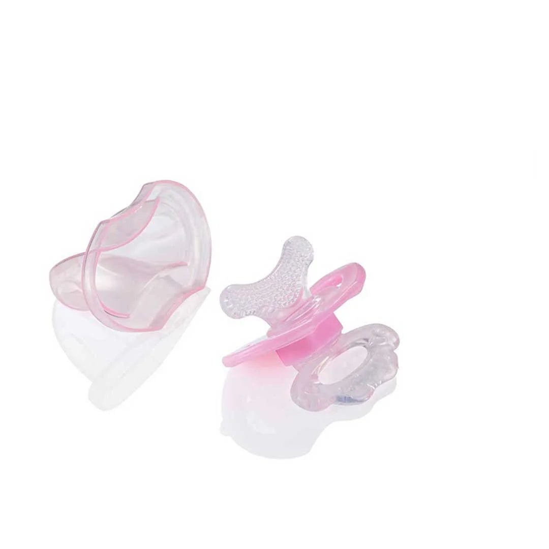 Pink FrontEase Teether | Best Teether | BrushBabyPRO – brushbabypro