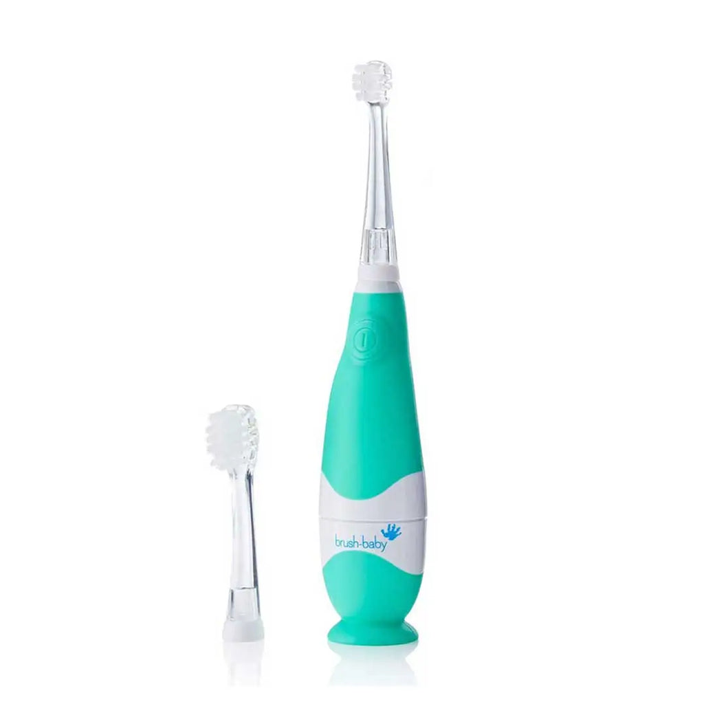 Teal BabySonic Electric Toothbrush Best Baby Toothbrush BrushBabyPRO brushbabypro